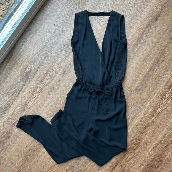 FRNCH | Pants & Jumpsuits | Black Jumpsuit | Poshmark